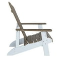 AmeriHome Outdoor Two Tone Adirondack Chair with Durable Simulated Wood ...