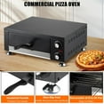 1100W Commercial Countertop Pizza Oven, 12-Inch Stainless Steel ...