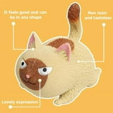 Squishy Squeezy Angry Cat Stress Relief Toy, Funny Cat-Shaped Ball for ...