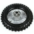 Miumaeov 12'' Rear Wheel Rim, 80/100-12 Tire, Sprocket, Brake Disc ...