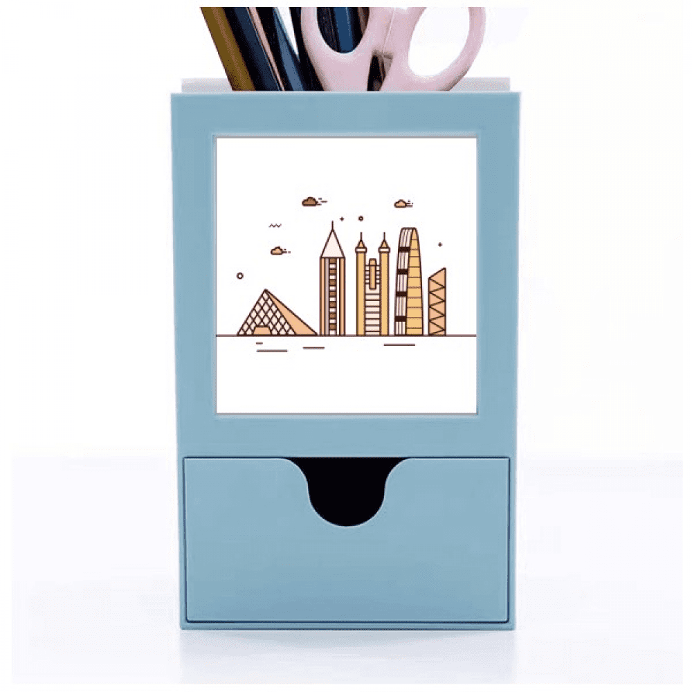 Commerce City Central Animation Desk Supplies Organizer Pen Holder Card ...