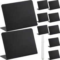 22PCS Mini Wooden Chalkboard Signs with Stand for Crafts, Food Labels ...