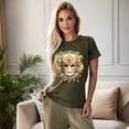 Carnival Mask Graphic T-Shirt Unisex 100 Cotton With Antique Gold Art ...