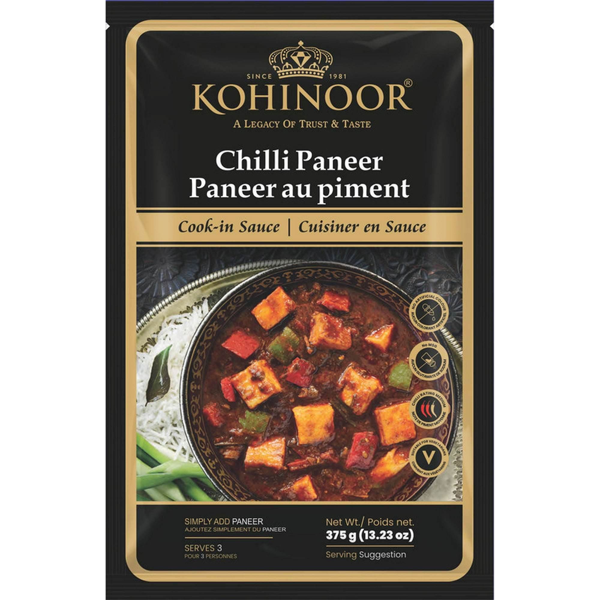 Click here for Kohinoor Calcutta Chilli Paneer Curry Sauce  375g... prices