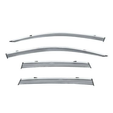 Wellvisors Side Window Visors Deflectors Rain Guards With Chrome Trim ...