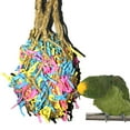 Bird Toys Hanging Pulling Mesh Bag Foraging Bird Wire Drawing Toy ...