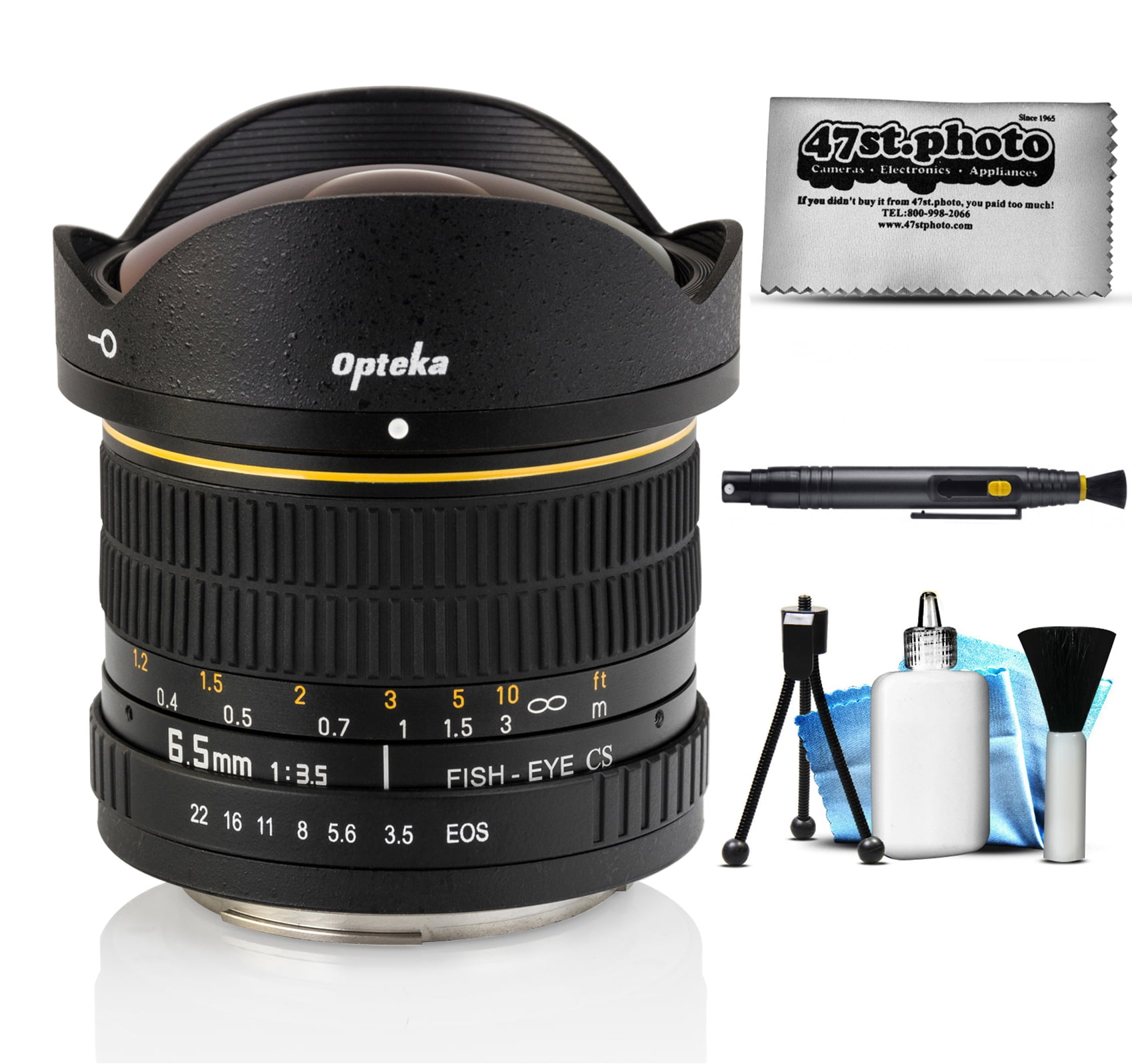 Opteka 6.5mm f/3.5 HD Aspherical Fisheye Lens for Sony Alpha A99, A77 ...