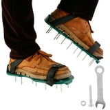 Aerator Shoes,NKTIER Lawn Aerator Spike Shoes 3 Straps With Strong ...
