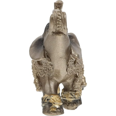 Good Luck Elephant Statue Feng Shui Elephant Decor Resin Lucky Animal ...