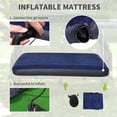 2 Person Foldable Camping Cot with Tent, Bedspread, Air Mattress ...