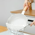 yocbz Half-Moon Pan Strainer Pot Drainer Pan Strainer Strainer Colander ...
