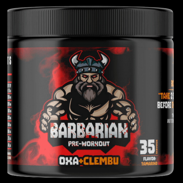 Pre entreno barbarian oxa y clemb de 350 gr rinde 35 servicios BIOTECKPHARMA BARBARIAN PRE WORK ...