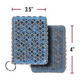Zesty Lime Green Chainmail Combo Scrubber - Walmart.com