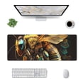 Bee Honey Honeybee Cool Mouse Pad Extended Large Gaming Mousepad Non ...