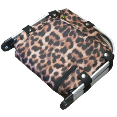 JanetBasket Large Aluminum Frame Basket-18"X10"X9.5" Leopard | Walmart ...