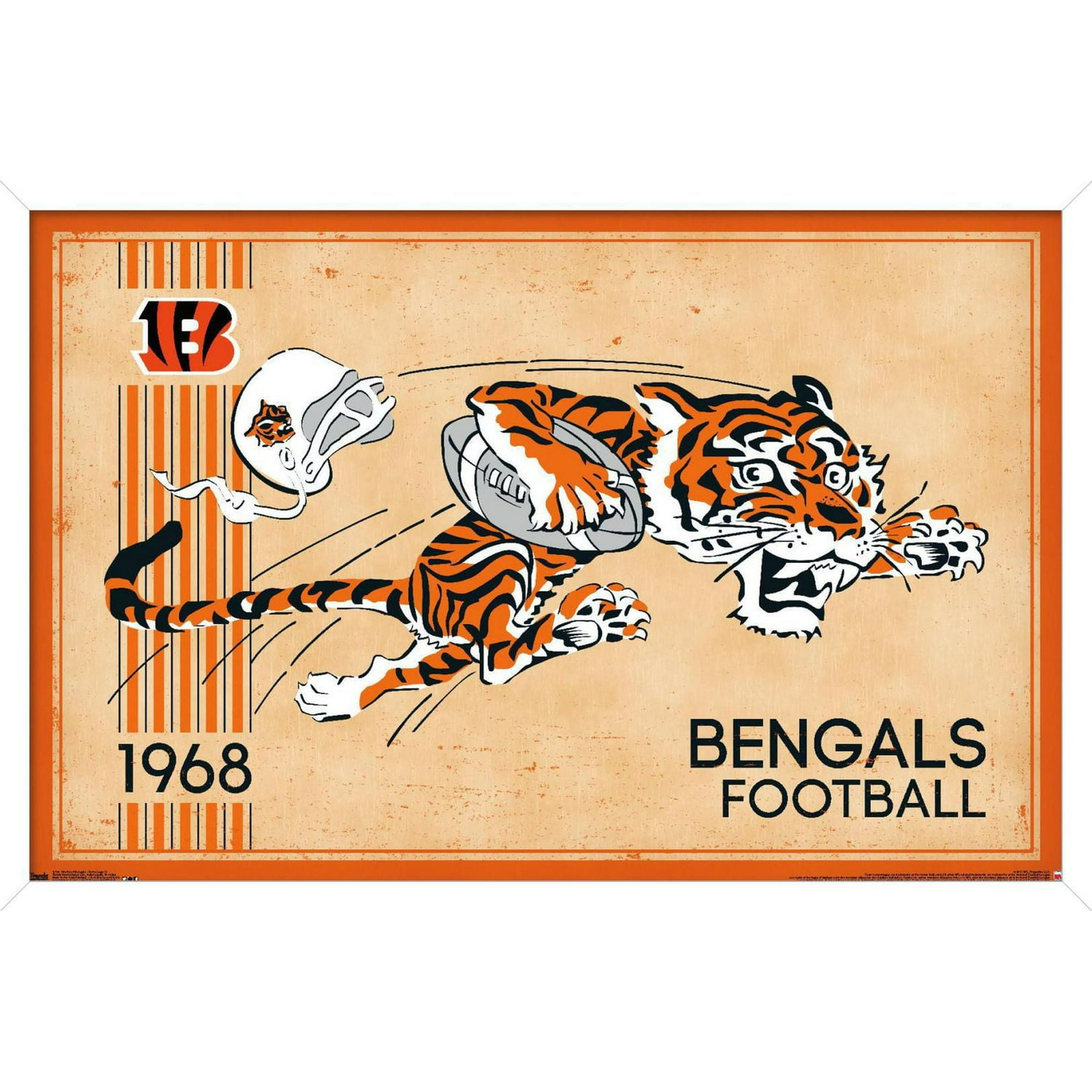 Click here for Trends International Nfl Cincinnati Bengals - Retr... prices
