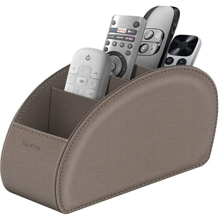 Remote Control Holder with 5 Compartments, XBRWE Anti-slip Desktop ...