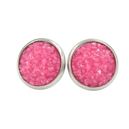 Earrings Earbuds 10MM Round Stud Fine pairs round stud Jewelry Craft ...