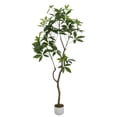 Ataujin Fake Potted Tree with Planter, Artificial Schefflera Umbrella ...