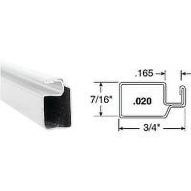 MP14038 Aluminum Screen Frame, 7/16 in. x 3/4 in. x 72 in., White ...