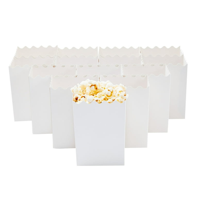 White Popcorn Box
