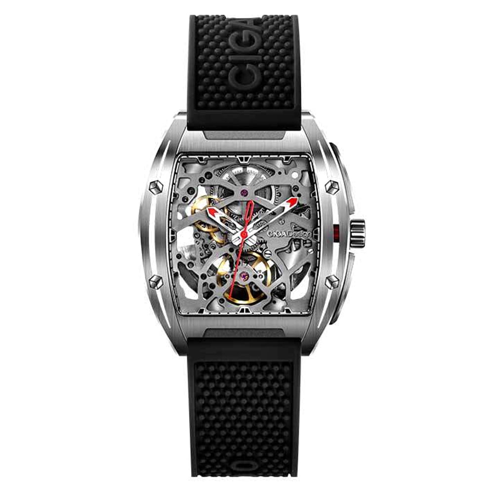 CIGA Design Hombres Automático Mecánico Reloj Analógico Hueco Acero ...