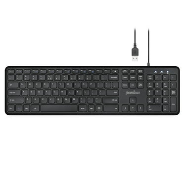 Perixx PERIBOARD-716 Wireless Keyboard with Touchpad, Support Multiple ...