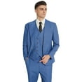 Men's Linen Suit 3 Piece Linen Suits Slim Fit Wedding Beach Casual ...