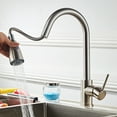 Topcobe Kitchen Faucet, Flexible Rotatable Pull-Down Kitchen Faucets ...