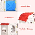 CIPACHO Kids Cottage Playhouse Foldable Plastic Indoor Outdoor Toy ...