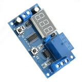 12V Delay Relay LED Timer Relay Switch Module with Power-Off Memory ...