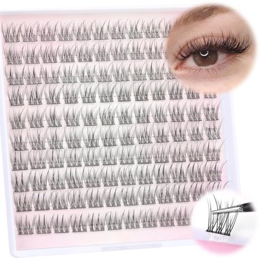 Aliver Single Lashes Eyelash Clusters 240 Pcs Individual Lashes 9-16 mm ...
