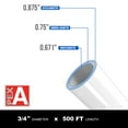 PEX-A Pipe, 3/4 Inch x 500 Ft, Tubing with Oxygen Barrier for Radiant ...