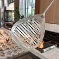 1-Pack Slotted Spoon, 17.24 Inch Stainless Steel Skimmer with Wood ...