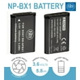 BM Premium 2 Pack NP-BX1/M8 Batteries and Dual Bay Charger for Sony ...