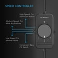 AC Infinity Fan Speed Controller for AC Axial Muffin Fans, Single ...