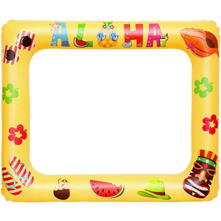 Inflatable Selfie Frame Hawaii Aloha Party Photo Booth Props Blow Up ...