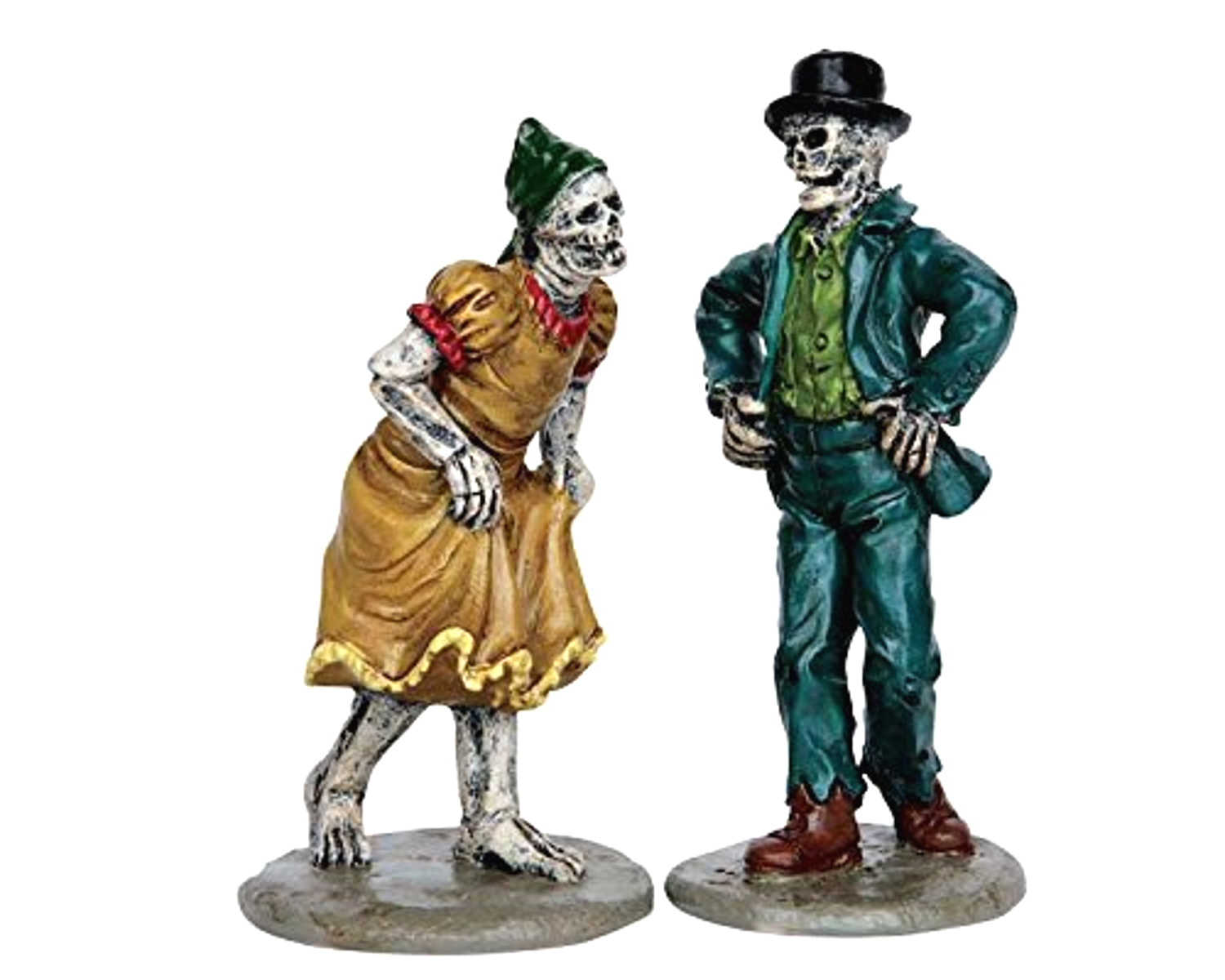 Lemax 62422 SKELETON JIG Spooky Town Figurine Set of 2 G Scale Figure ...