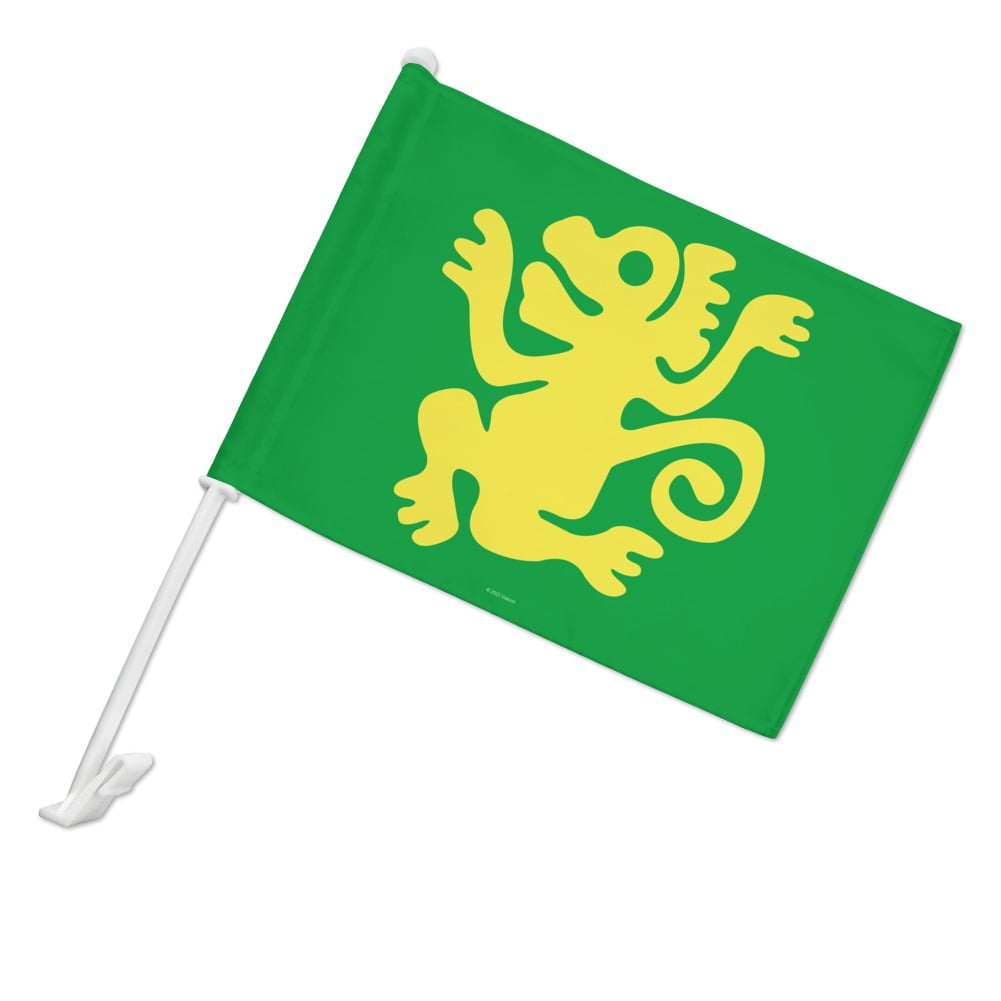 Hidden Temple Green Monkeys Car Truck Flag with Window Clip On Pole ...