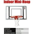 RAMgoal, Indoor Mini Basketball Hoop, Wall-Mounted, Breakaway Rim ...