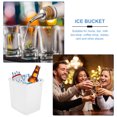 Masteelf Plastic Ice Container with Lid for Cold Drinks Storage and ...