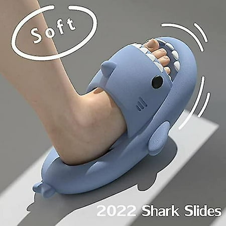 Cloudy Shark Slides, Cloud Sharks, 2022 Summer Cute Shark Slippers For ...