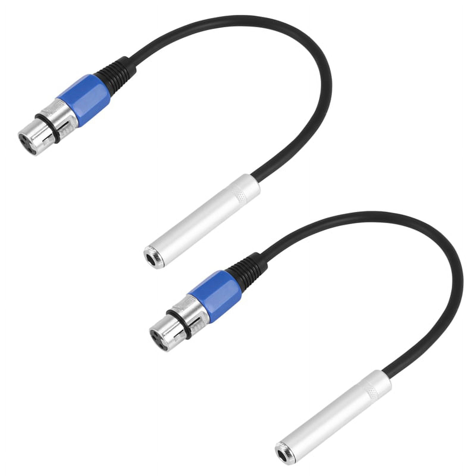 2X Clavija de Pin 6.35 mm 1/4 Pulgada Trs A Xlr Macho A Hembra Cable ...