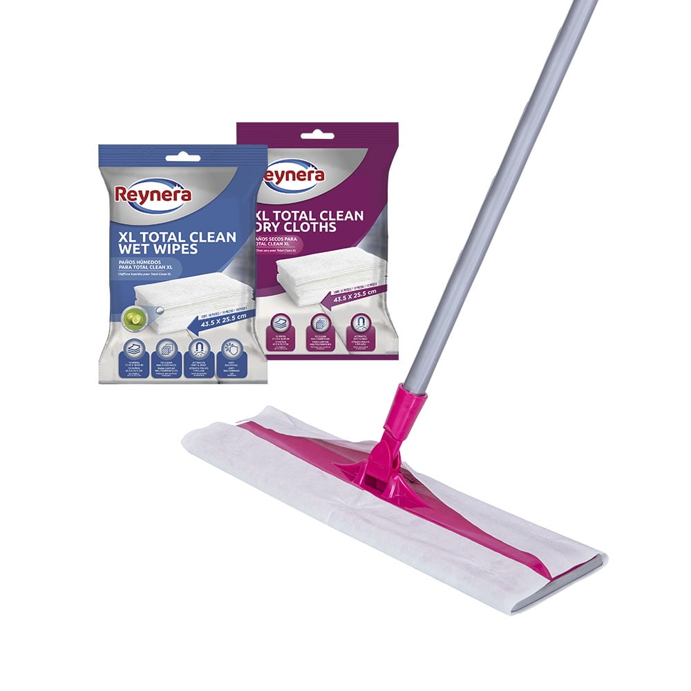 Mop Total Clean Reynera Con Repuesto Toallas Secas y Humedas 6-0-5155 | Walmart en línea