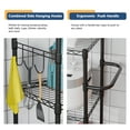 "FDW 3-Tier Metal Storage Shelf, Adjustable Wire Shelving Unit With ...
