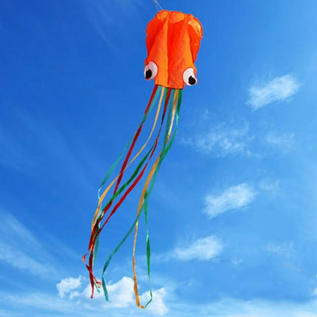 Flying Tool Easy To Fly Soft Kite Large Octopus Long Tail Kite Flying ...