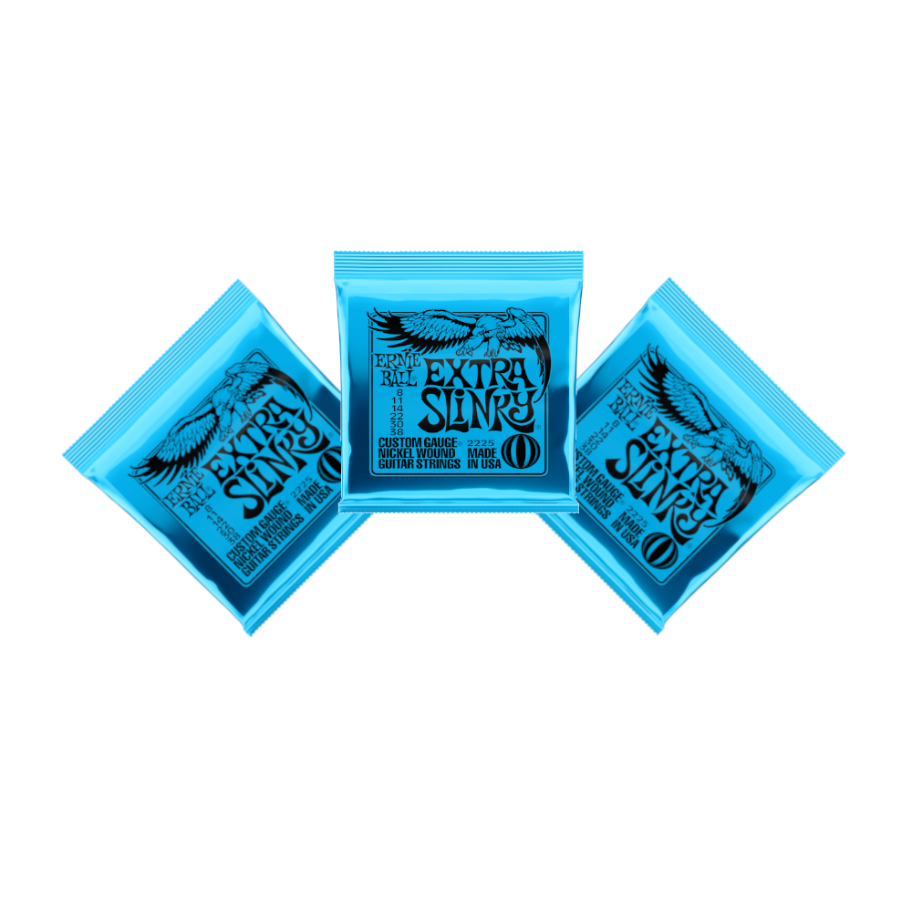 Ernie Ball Extra Slinky Stainless Steel Electric Bass Strings - 40-95 ...