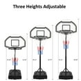 Ktaxon 45" - 53" Pool Basketball Hoop, for Kids Adult Poolside Goal ...