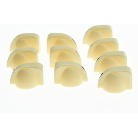 KAISH 10pcs Cream Guitar Mini Miniature Chicken Head Knobs Amplifier ...