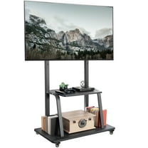 "VIVO Universal Support Mobile TV Cart Mount, Ultra Heavy Duty Stand ...